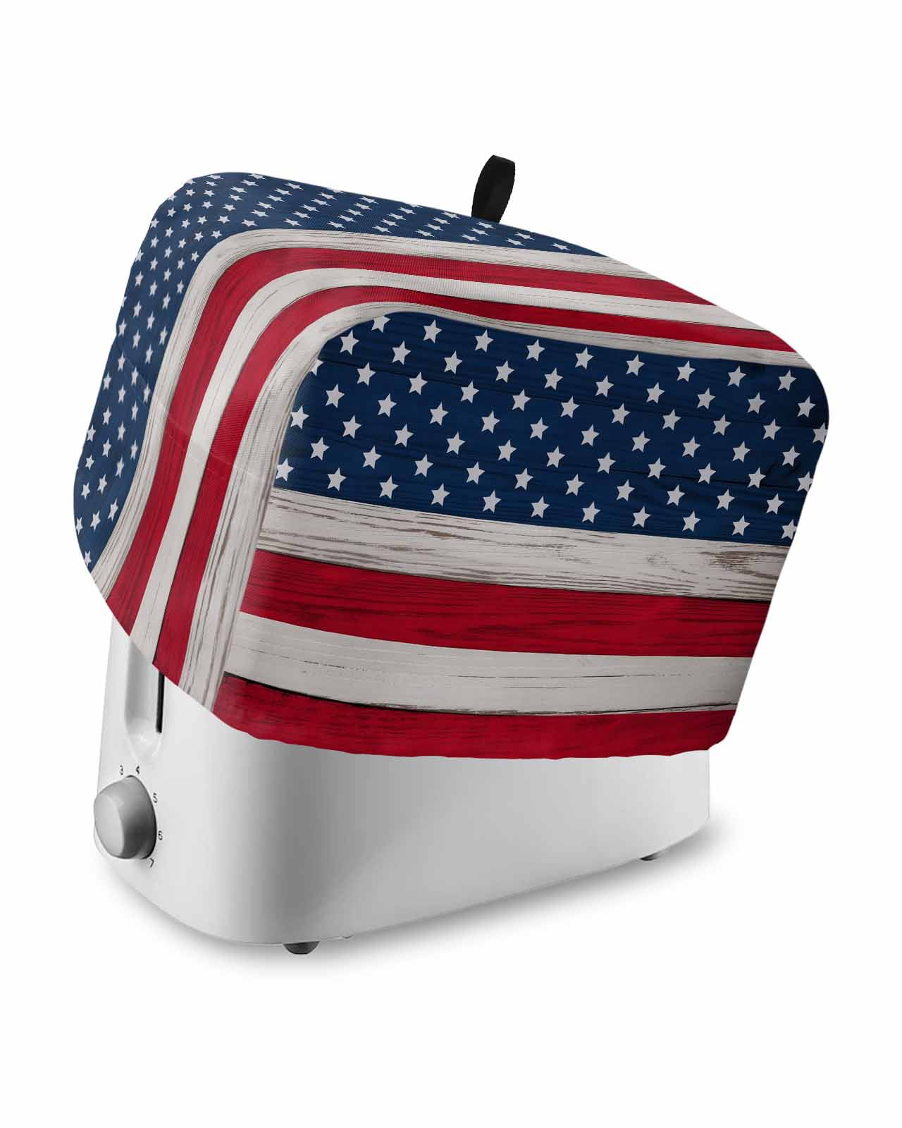 Wooden American Flag Small Toaster Cover 2 Slice, Kitchen Appliance ...