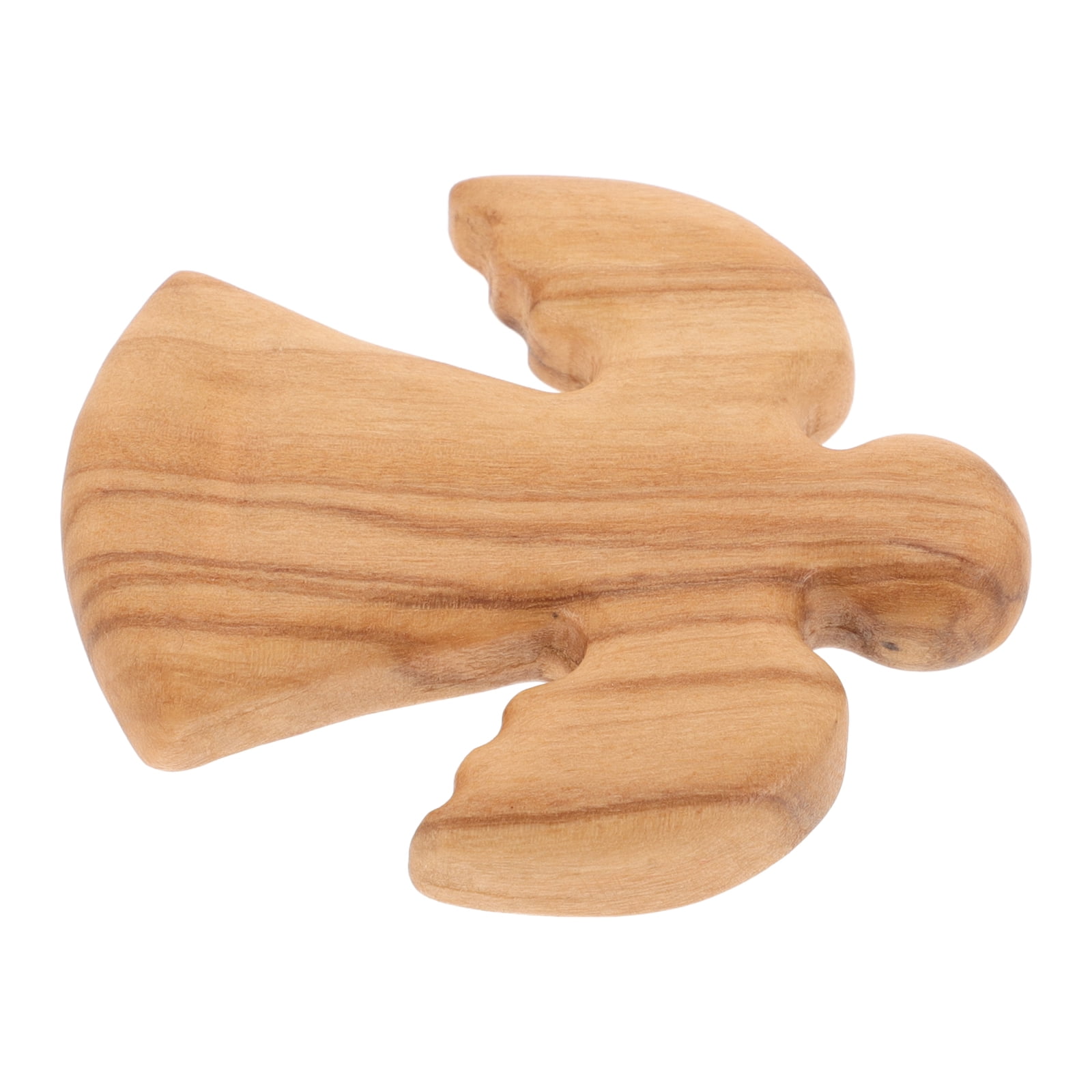 Wooden Angel For Prayer Handheld Wood Angel Figurine Comforting Pocket ...