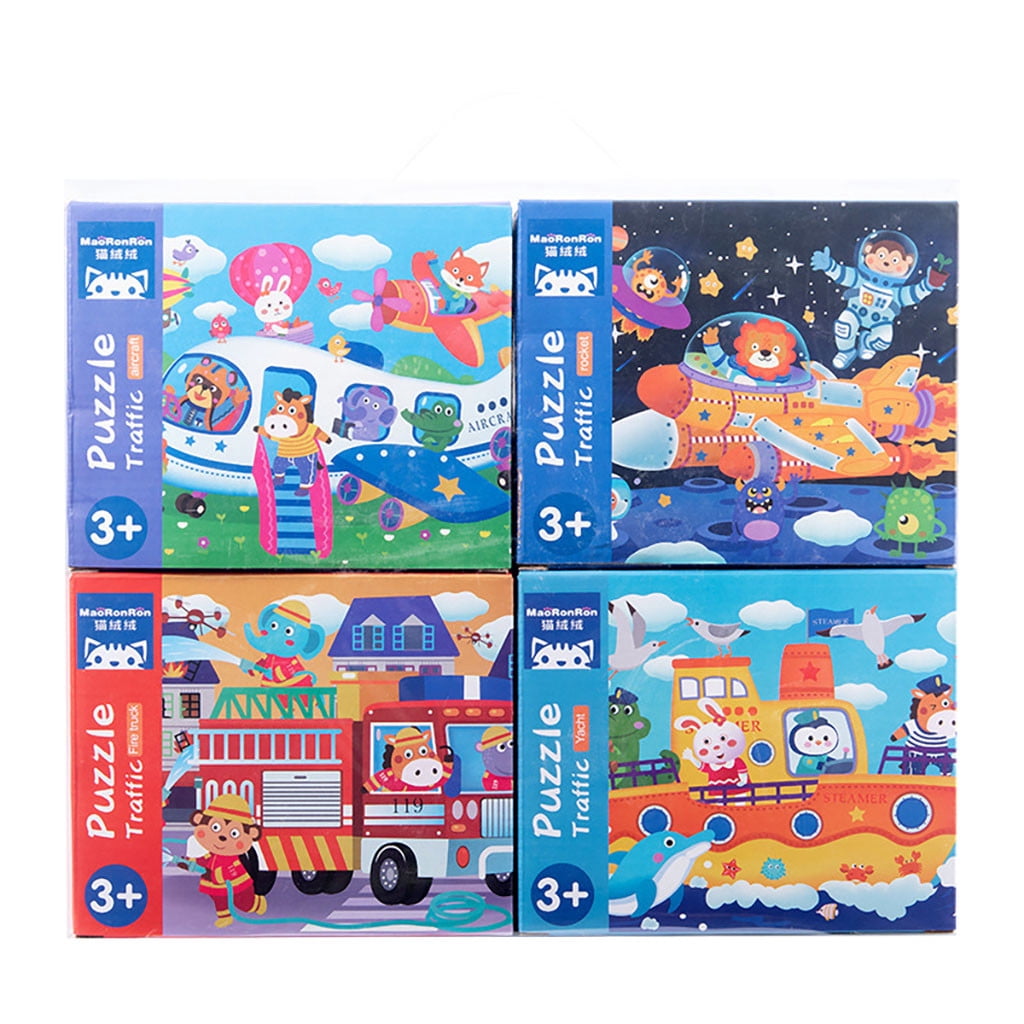 Wooden Animal Puzzles for Toddlers 1 2 3 Years Old Boys Girls ...