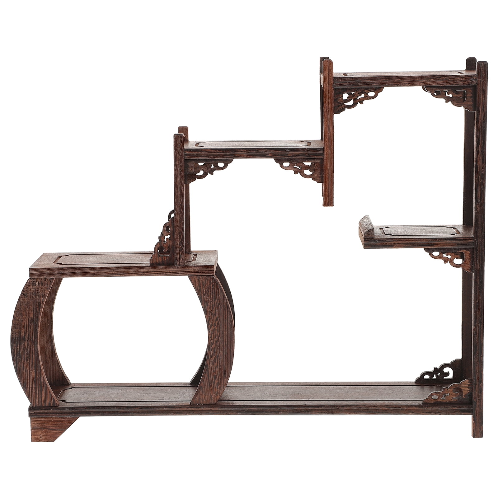 Wooden Antique Shelf Display Rack Antique Display Stand Home Decor ...