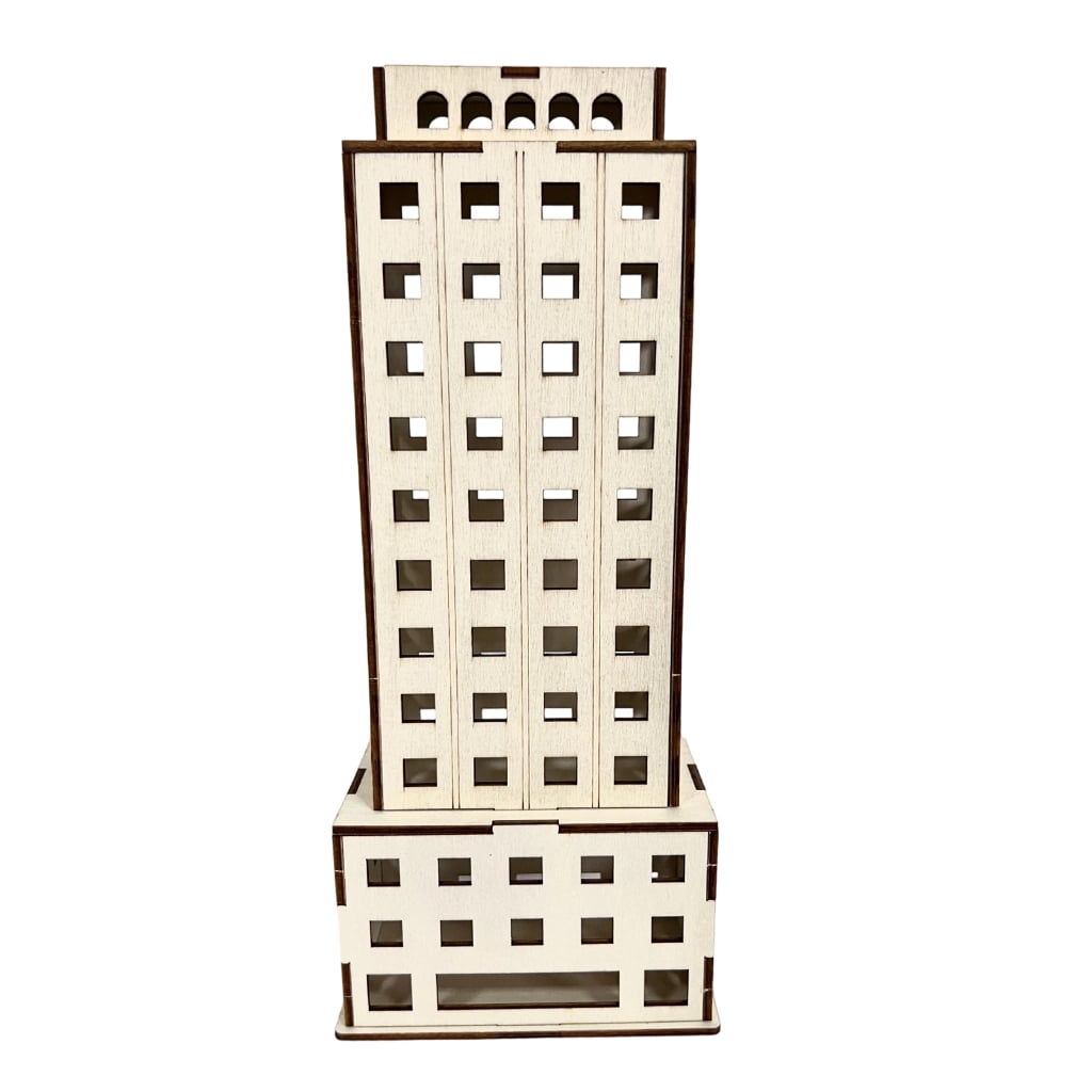 Wooden Apartment Assembling Model Realisms Scene Miniature ...