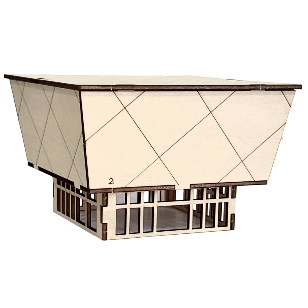 Wooden Apartment Assembling Model Realisms Scene Miniature ...