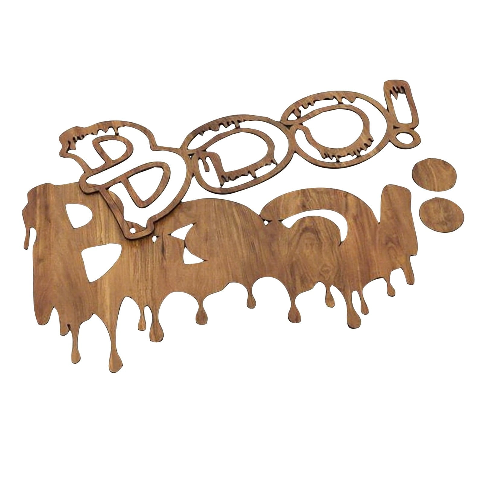 Wooden BOO Cutout - Halloween Wood Decor - DIY Boo Sign - Unfinished ...