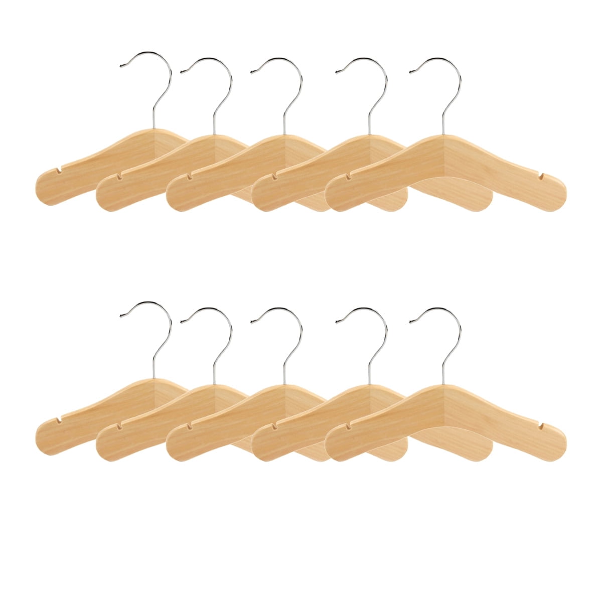 Wooden Baby Hangers,Kids Hangers,Notched Shoulder Design for Children ...