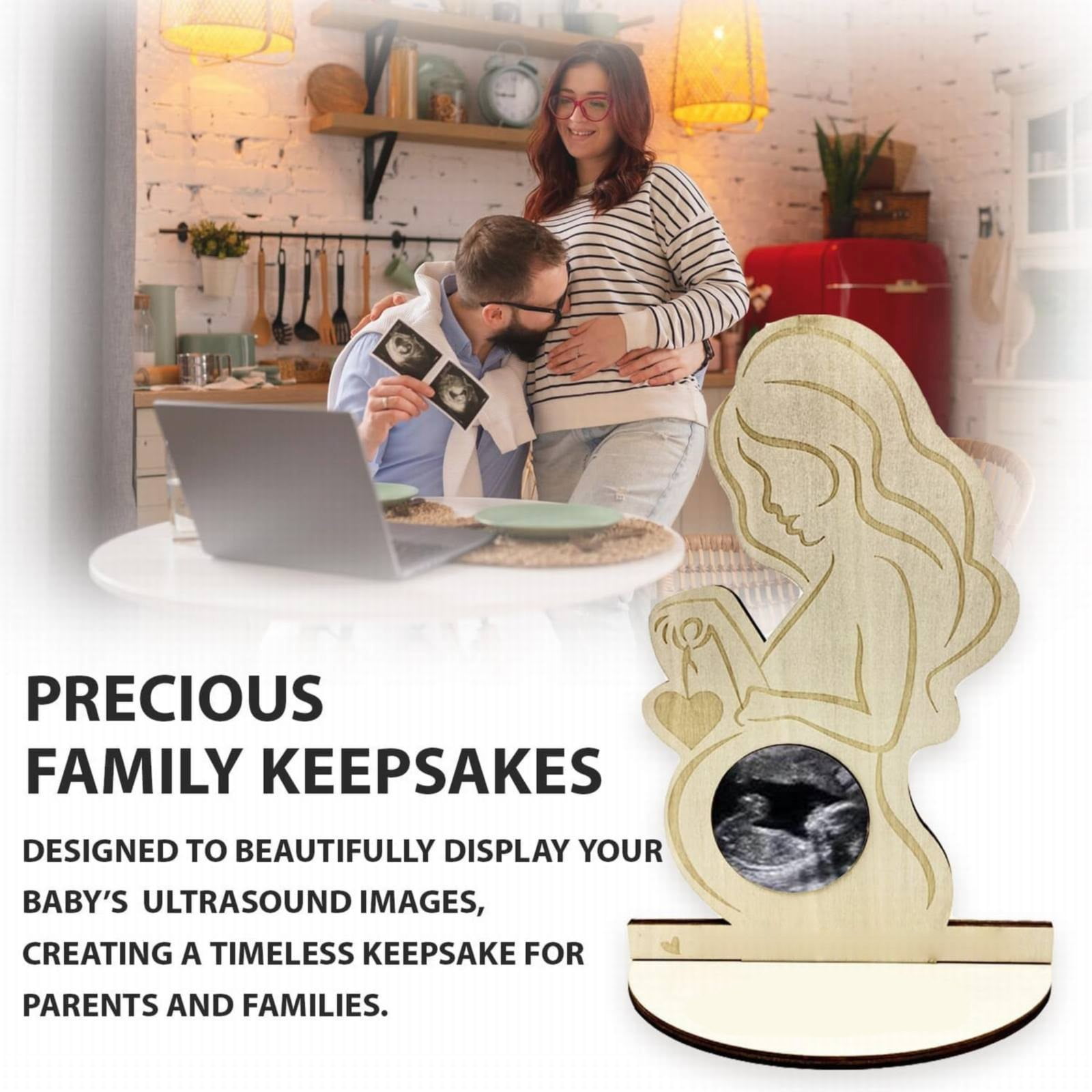 Wooden Baby Photo Frame Baby Heartbeat Pregnancy Love At First Sight ...