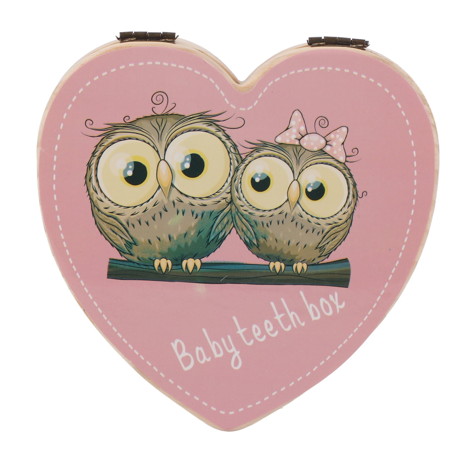 Wooden Baby Tooth Box Cute Portable Teeth Storage Box Organizer ...