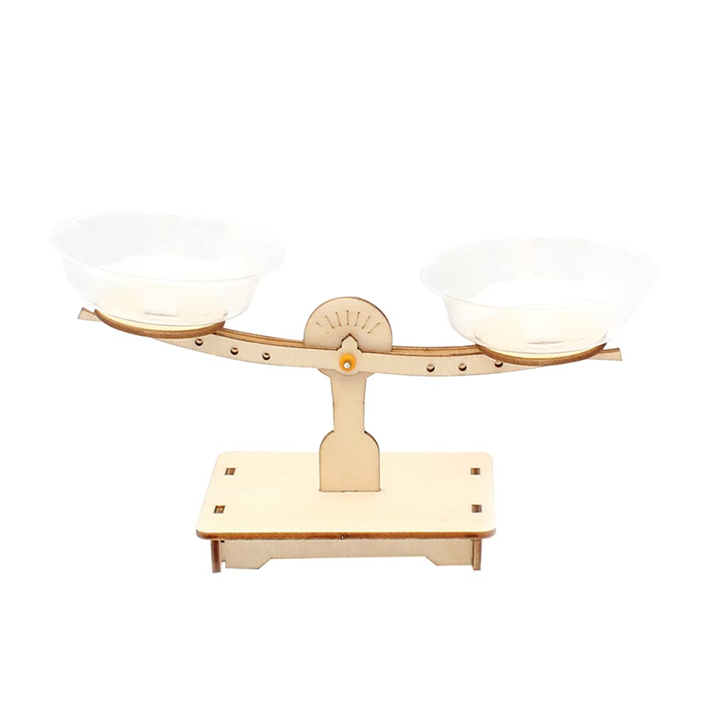 Wooden Balance Scale DIY Balance Scale Lever Wooden Weighing Scale ...