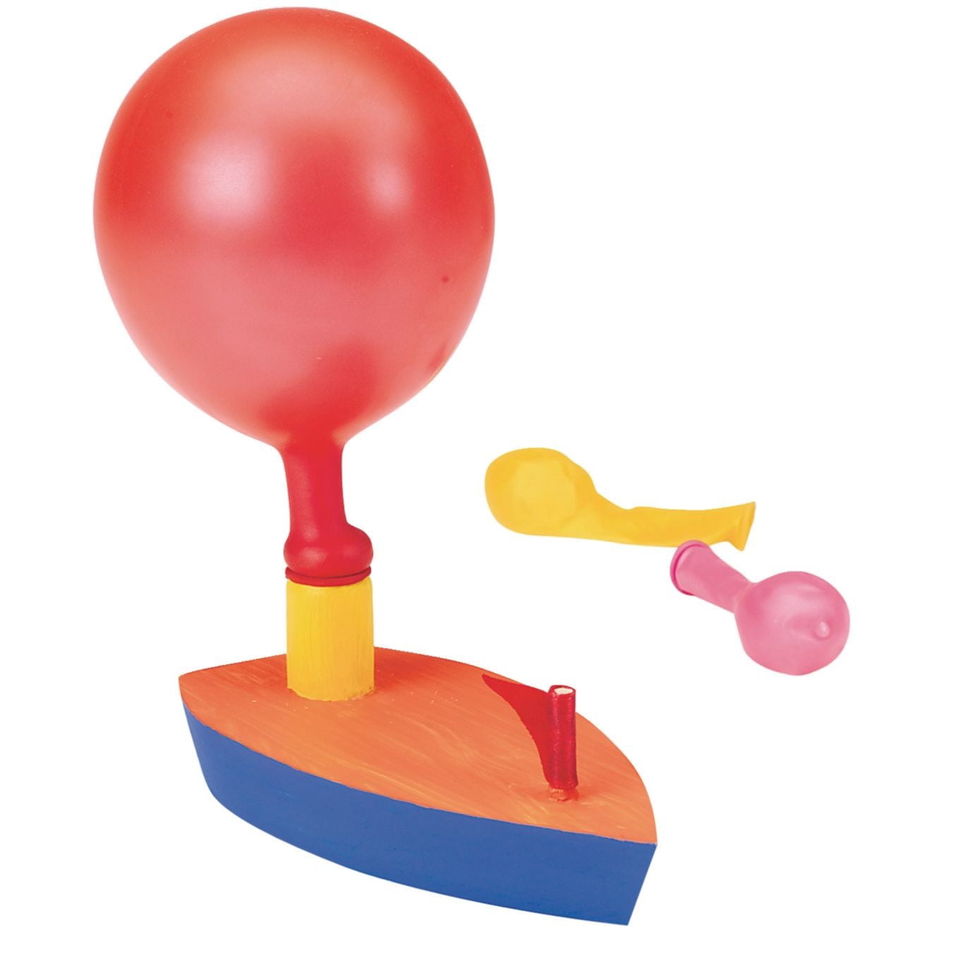Wooden Balloon Powered Boat Craft Kit (Pack of 12) - Walmart.com