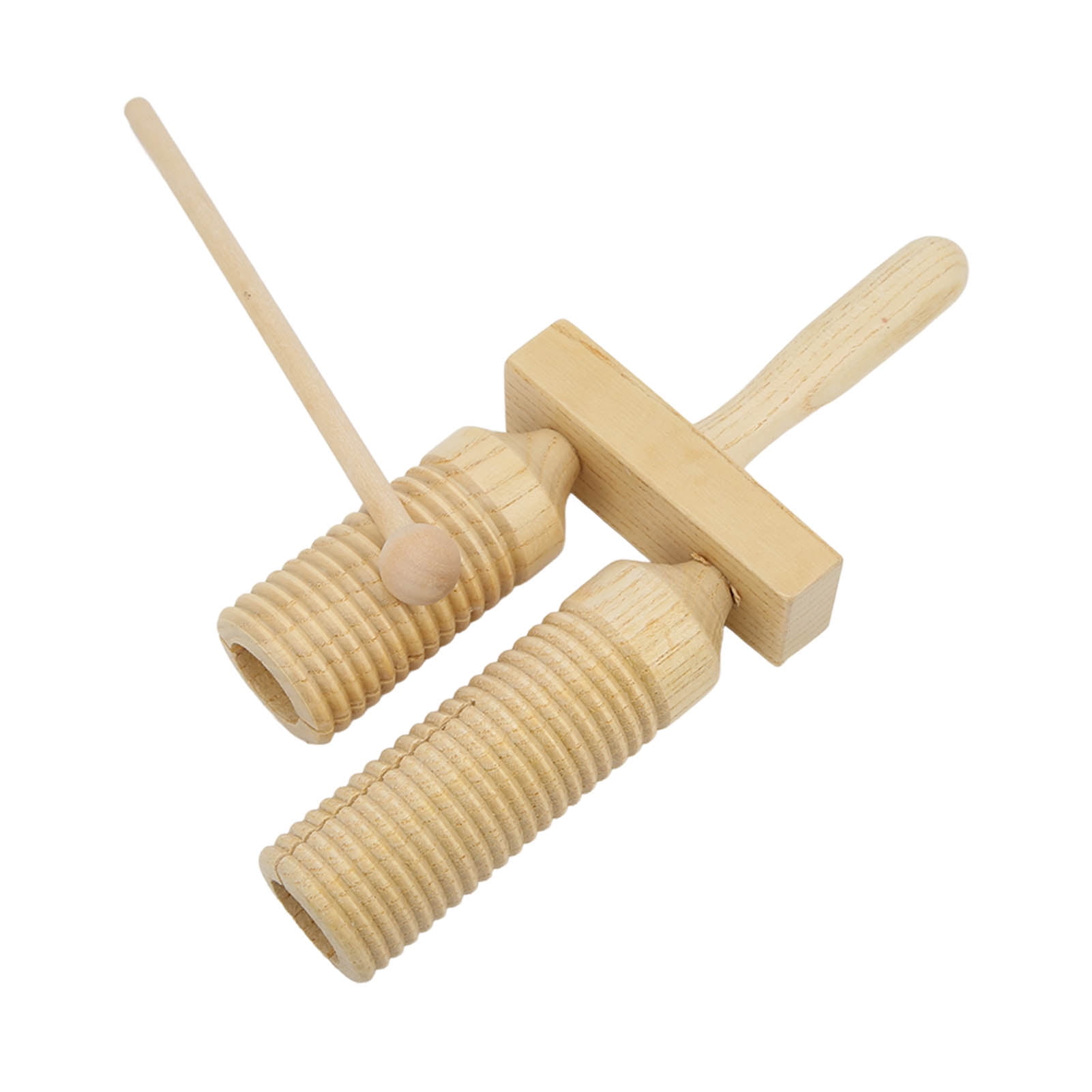 Wooden Bangzi Clapper Set, Traditional Percussion Instrument for Kids ...