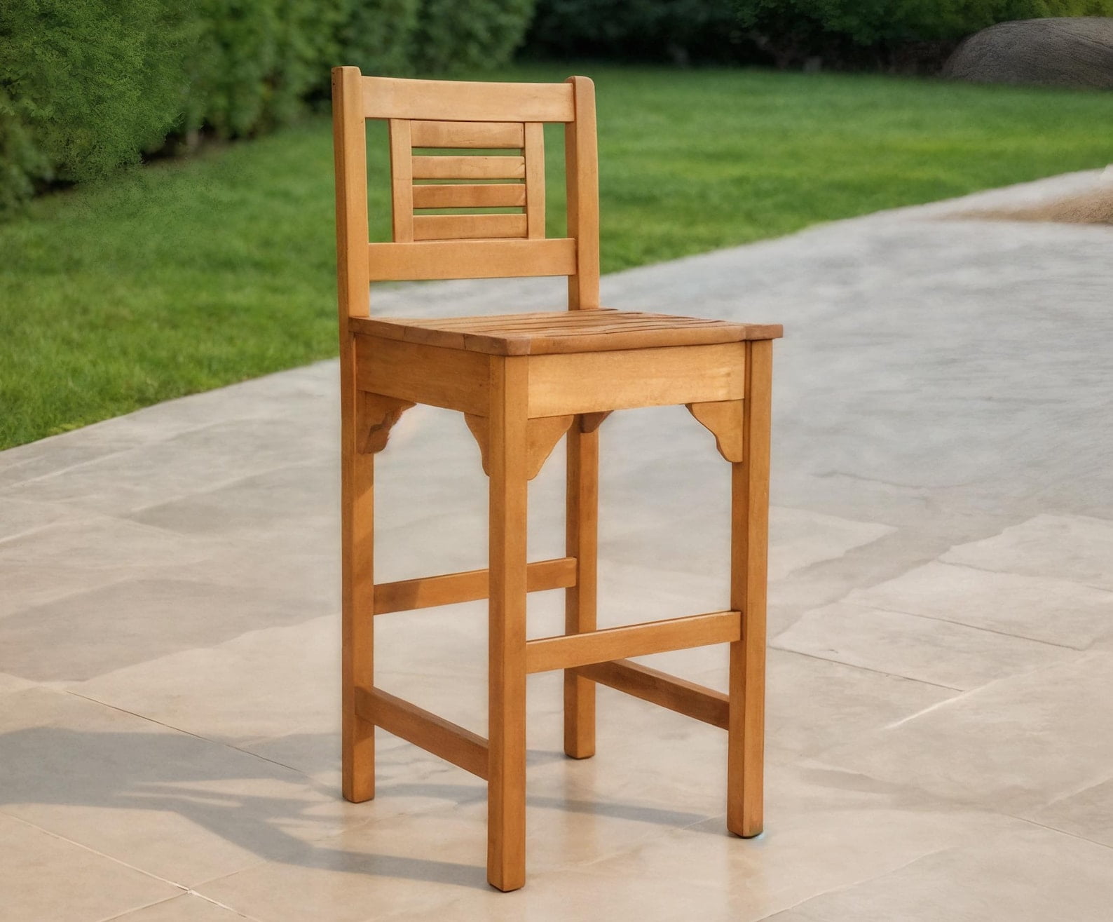 Wooden Bar Stool Plan with Backrest – Printed Furniture Build Guide ...
