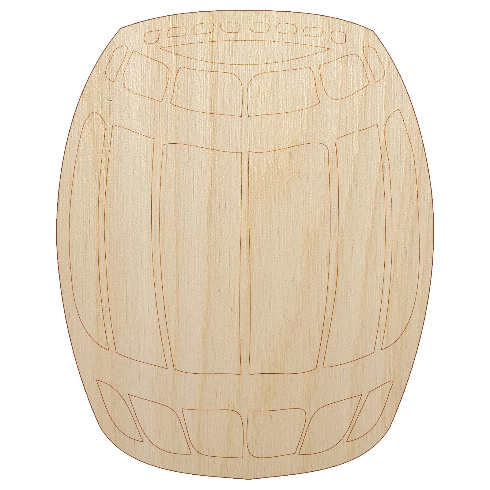 Wooden Barrel Wine Cask Storage Wood Shape Unfinished Piece Cutout ...