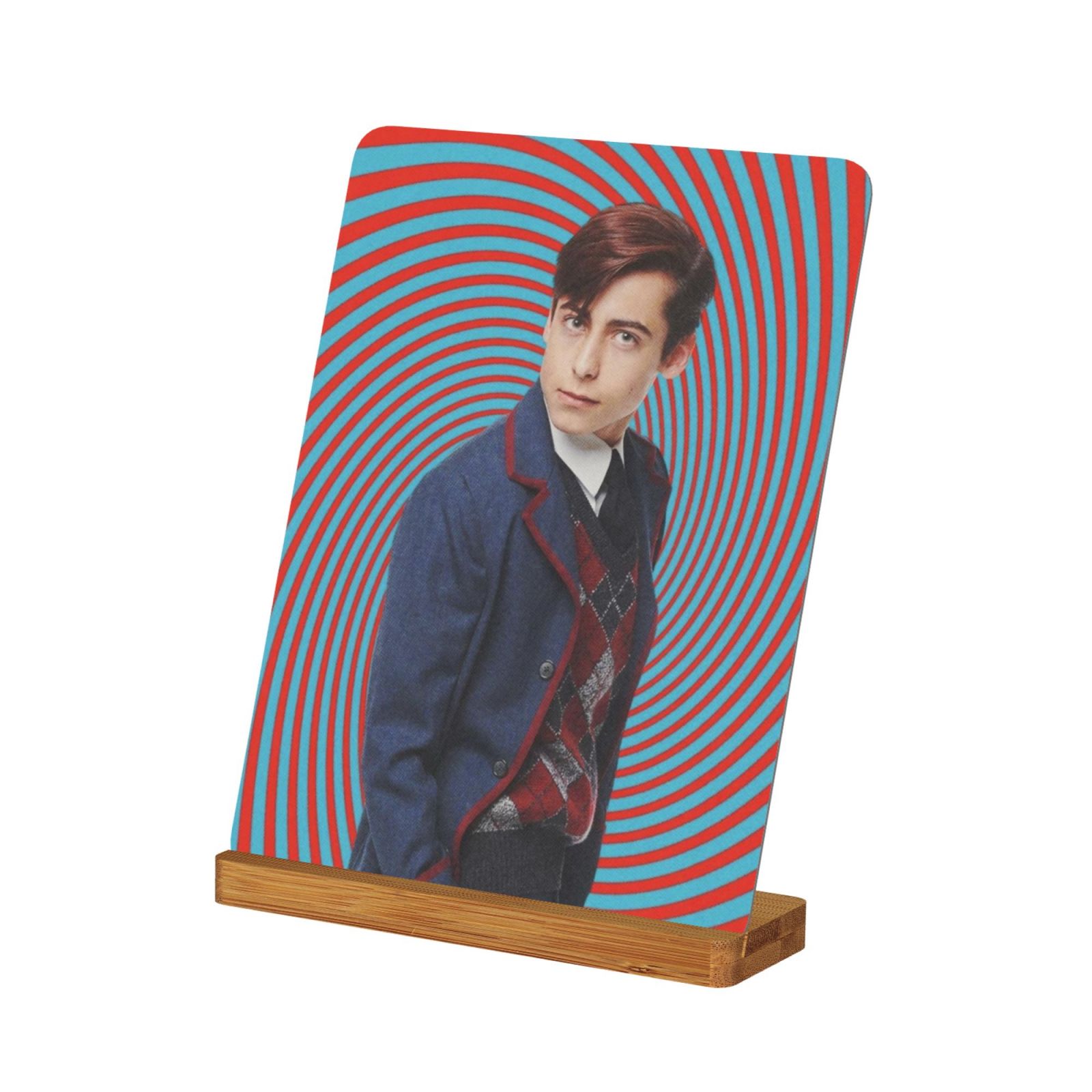 Wooden Base Photo Frame Aidan Gallagher Metal Picture Frame for ...