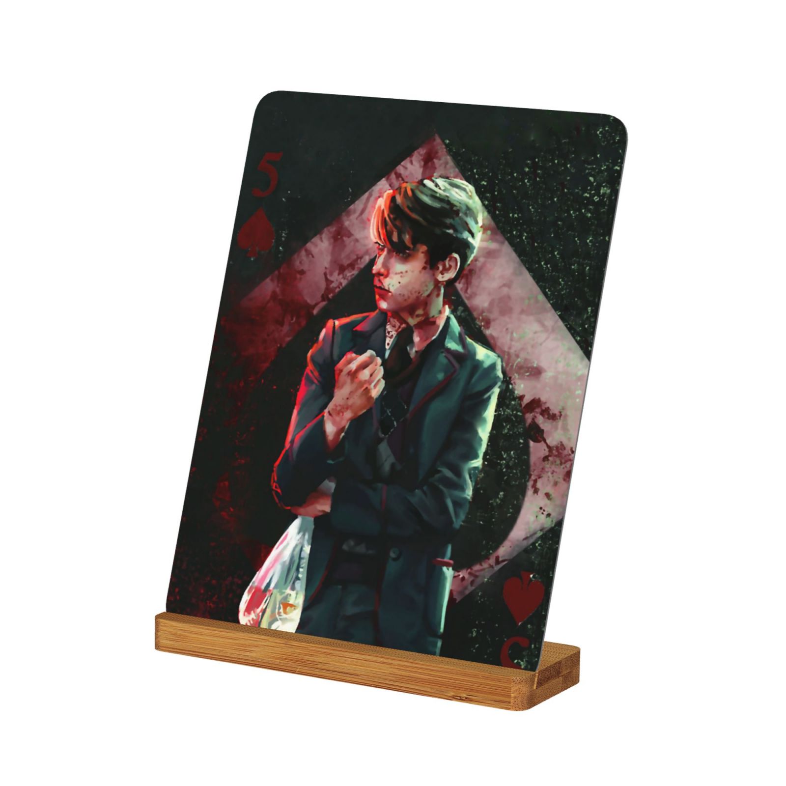 Wooden Base Photo Frame Aidan Gallagher Metal Picture Frame for ...