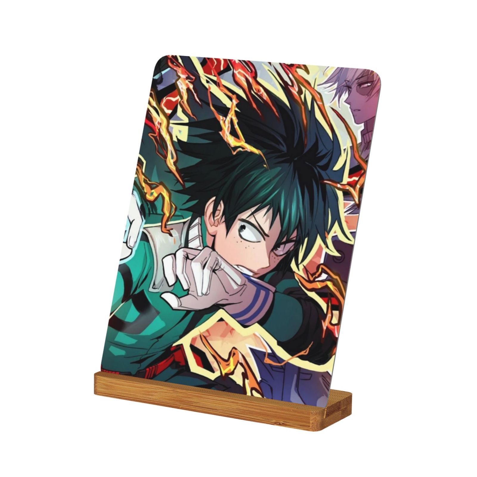 Wooden Base Photo Frame My Hero Academia Metal Picture Frame for ...