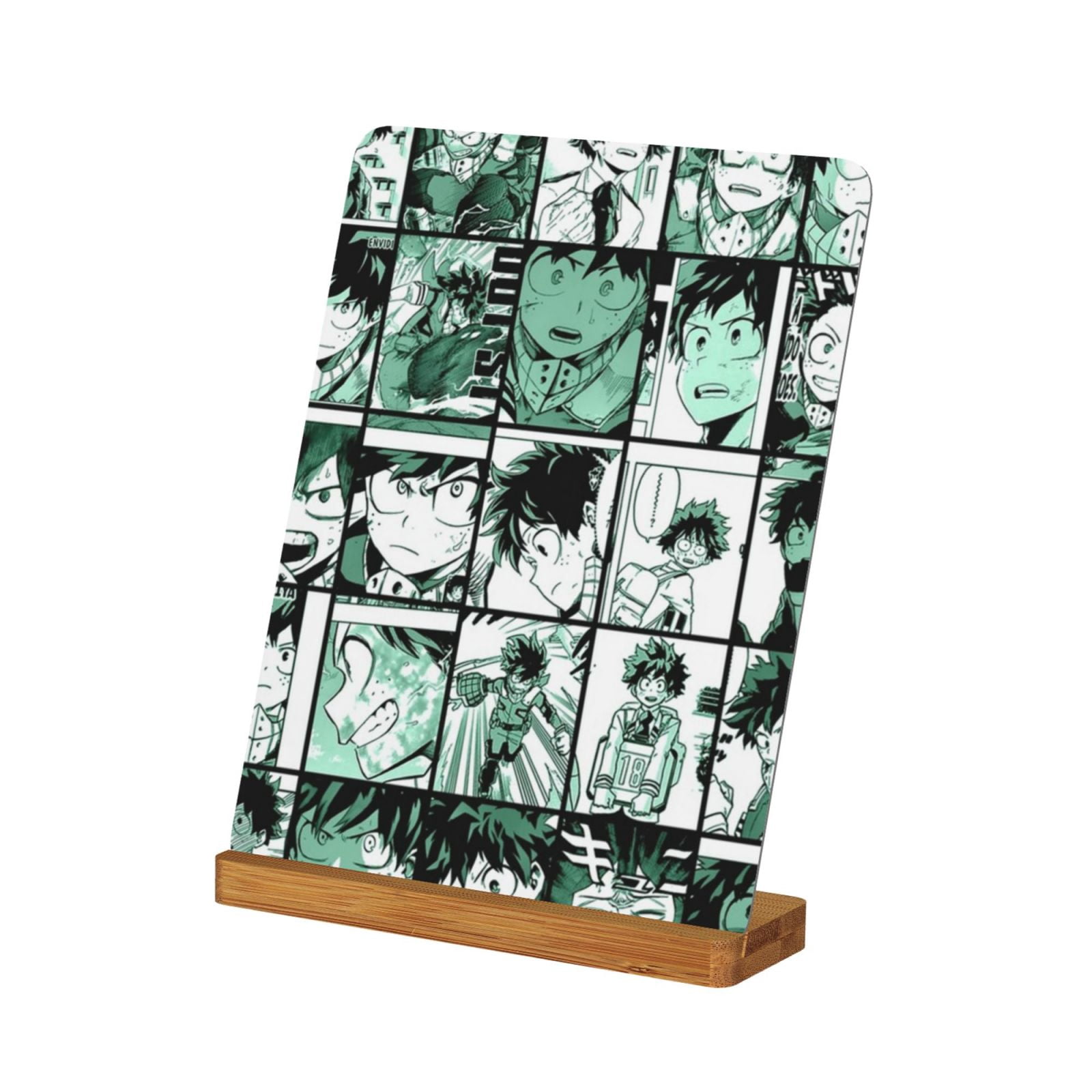 Wooden Base Photo Frame My Hero Academia Midoriya Izuku Collage Metal ...
