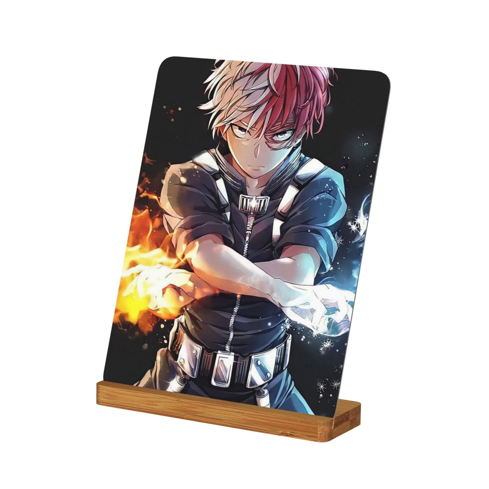 Wooden Base Photo Frame My Hero Academia Shoto Todorok Metal Picture ...