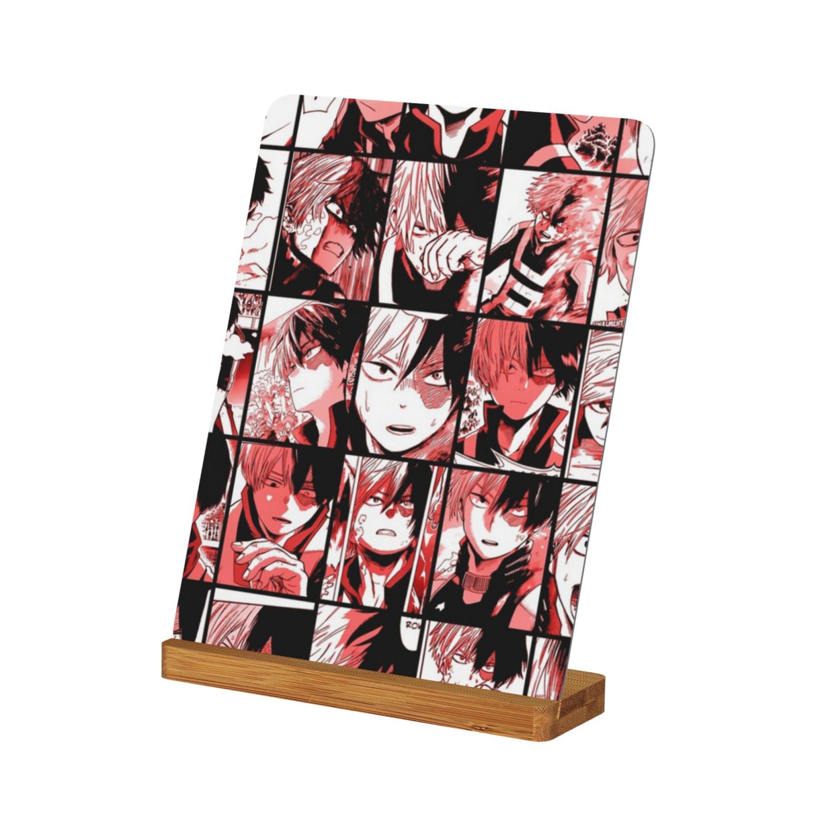 Wooden Base Photo Frame My Hero Academia Todoroki Shoto Collage Metal ...