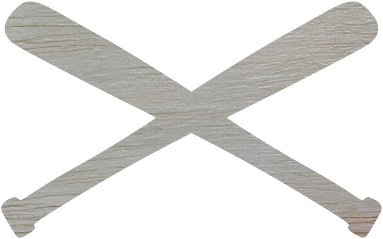 Wooden Baseball Bats DIY Cutout, 4'' Unpainted Blank - Walmart.com