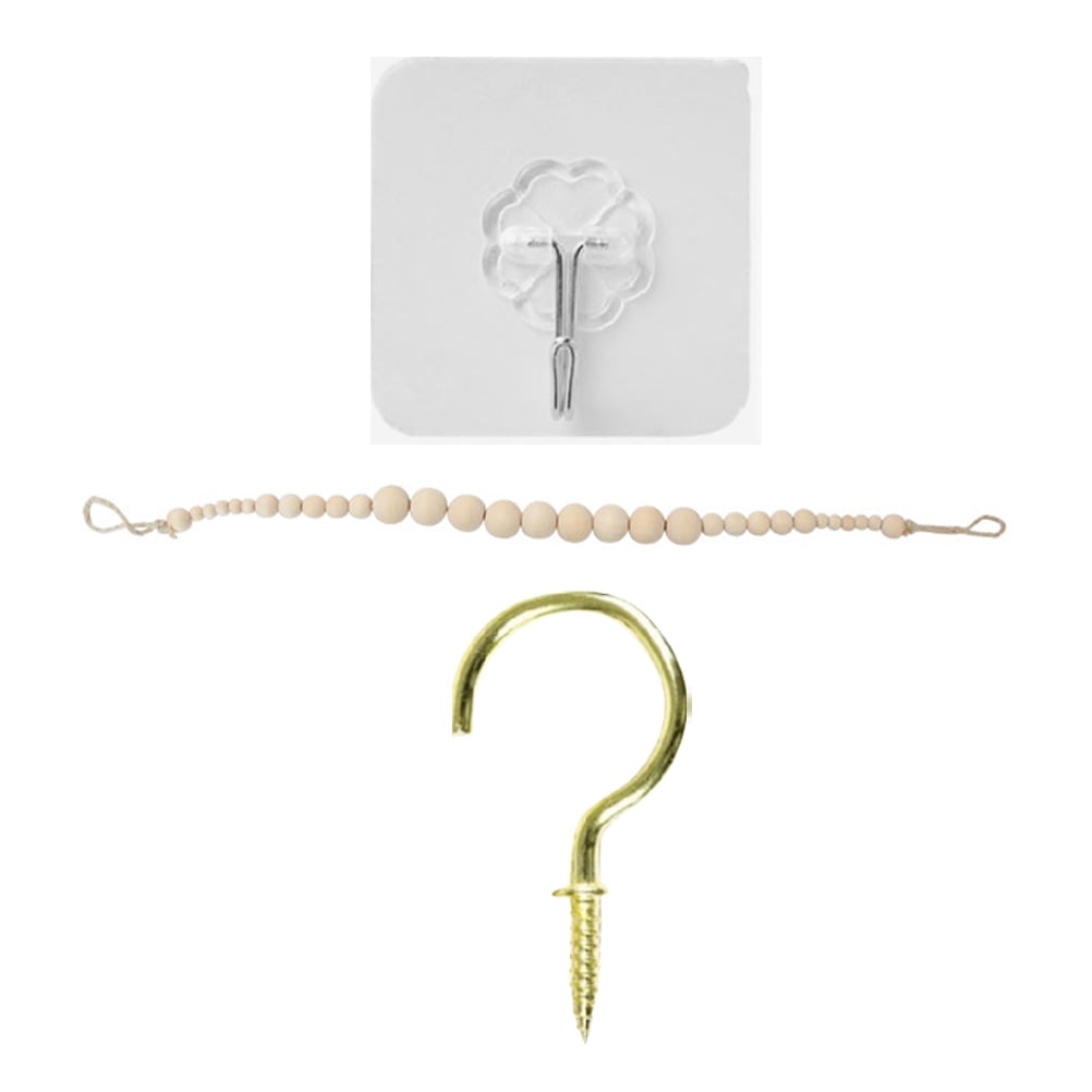 Wooden Bead Curtain Tie Holdbacks Rustic Window Curtains ...