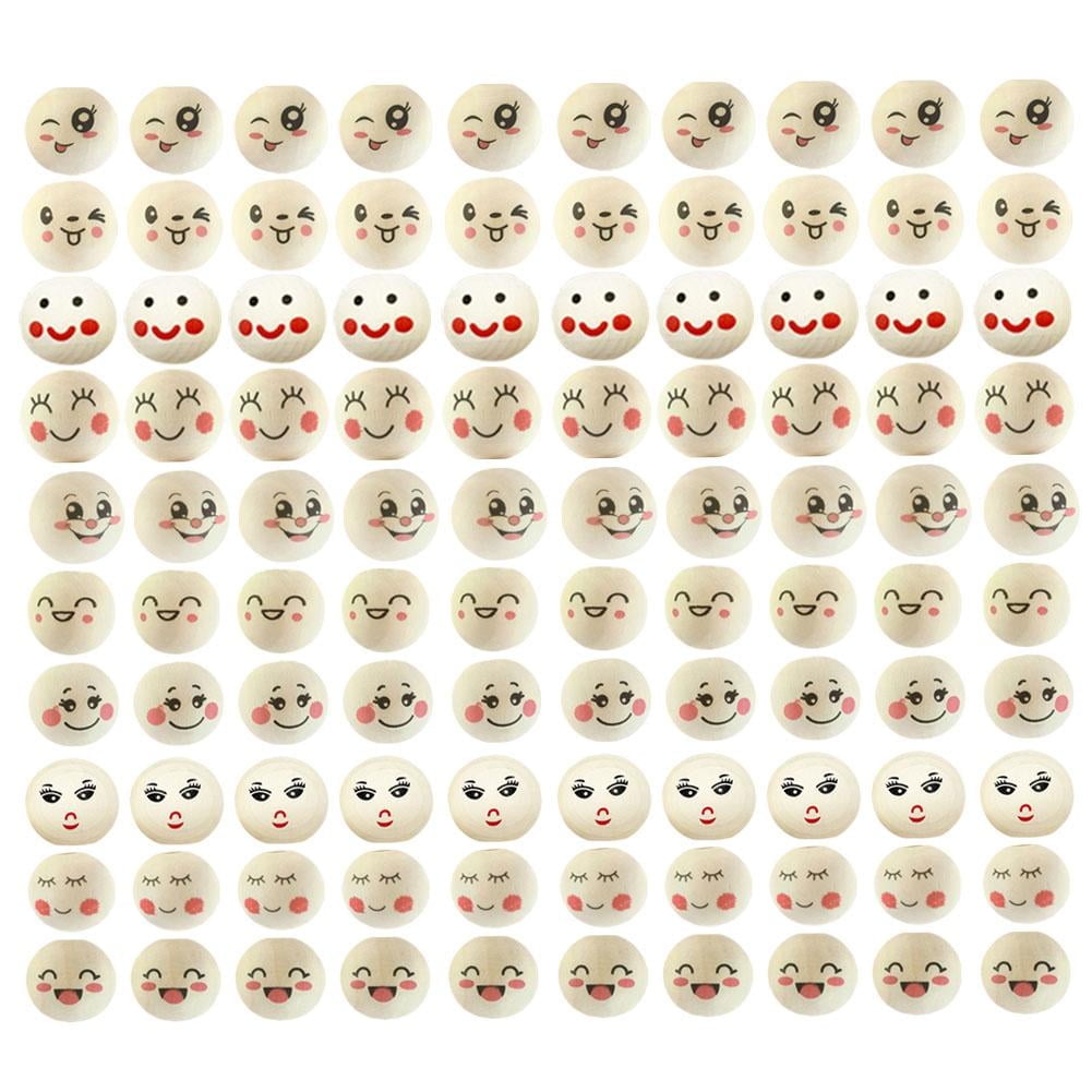Wooden Beads for DIY Jewelry and Craft Projects, Safe for Use with ...