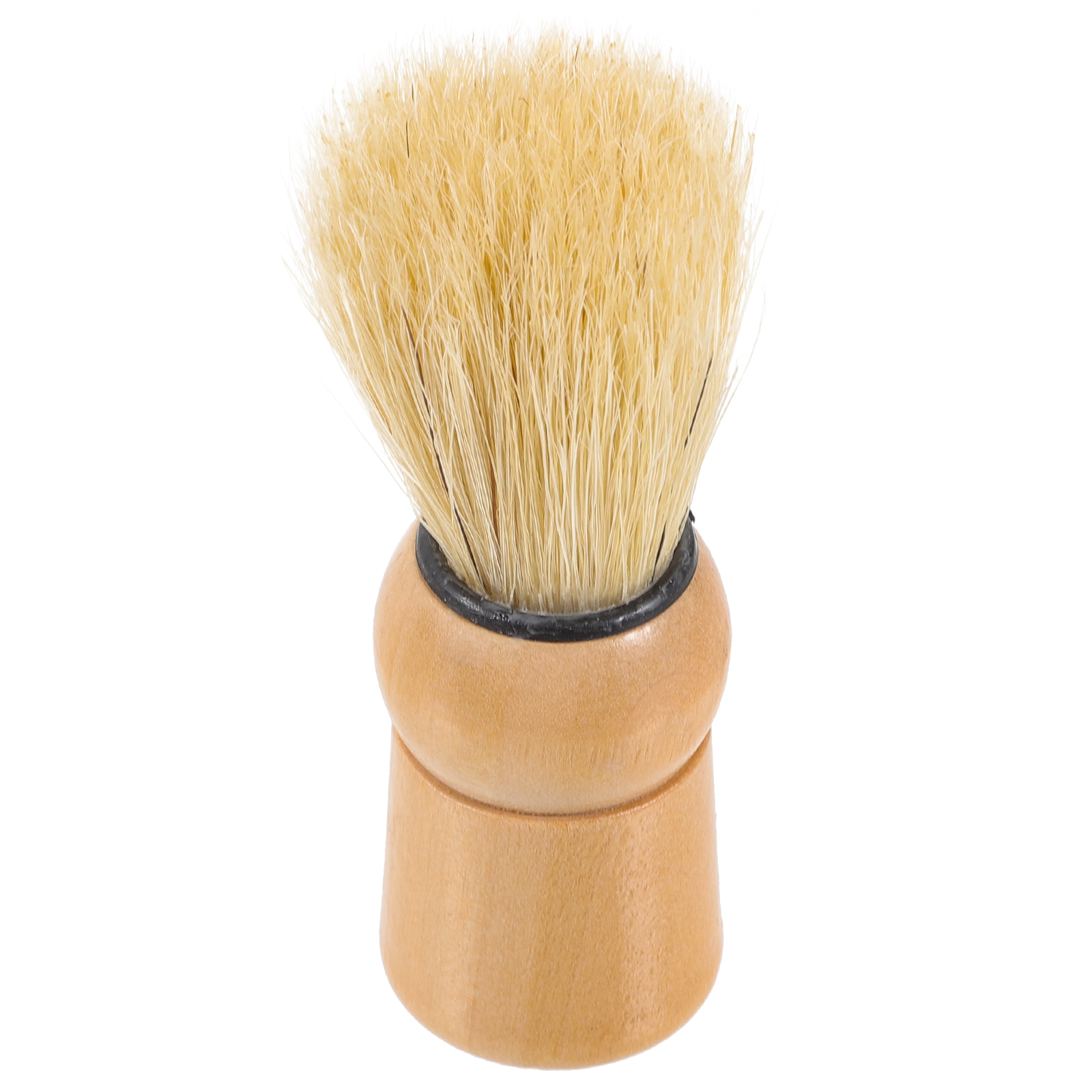 Wooden Beard Brush Salon Men's Shaving Foaming Pig Bristle Hairdressing ...