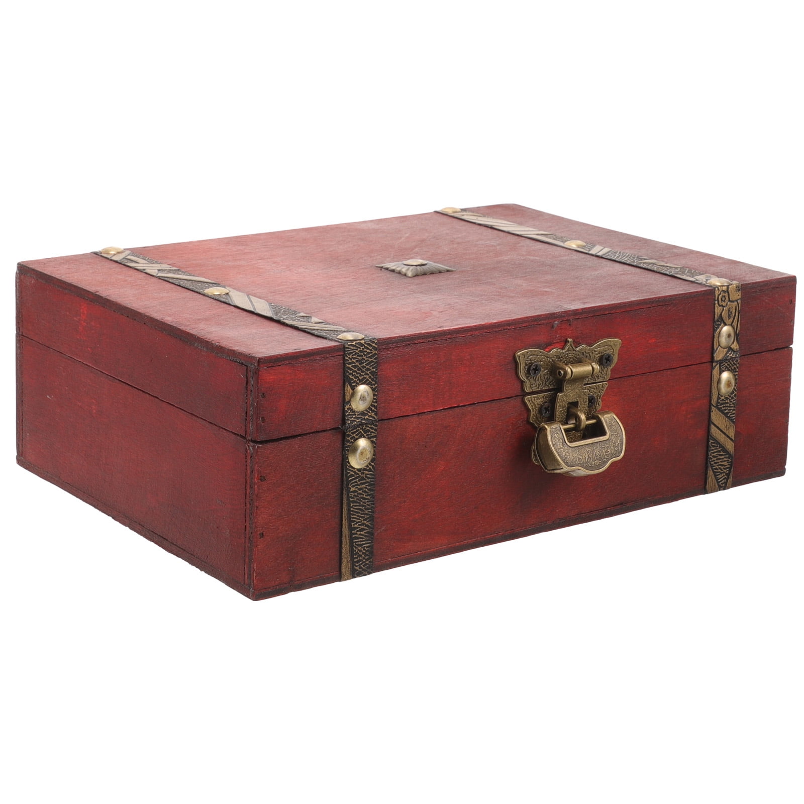 Wooden Bedroom Decor Anniversary Presents Antique Genealogy Box Storage ...