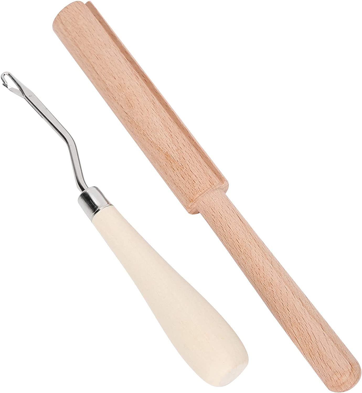 Comfortable High‑Quality Strong Carpet Crochet Needle, Beautiful Bent ...