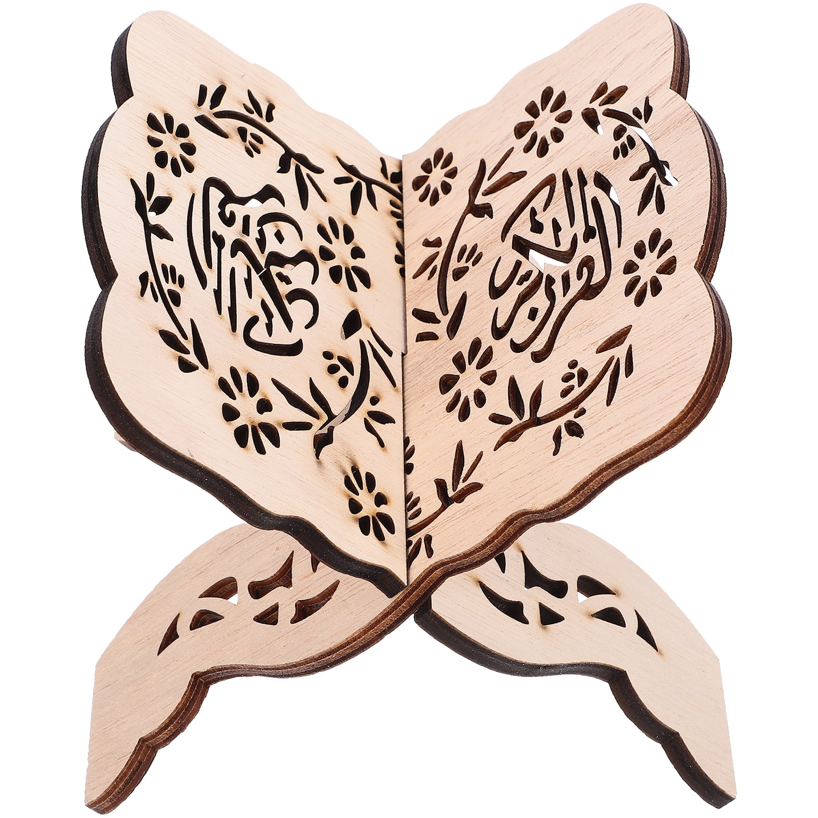 Wooden Bible Book Stand Desktop Reading Book Holder Quran Displaying ...