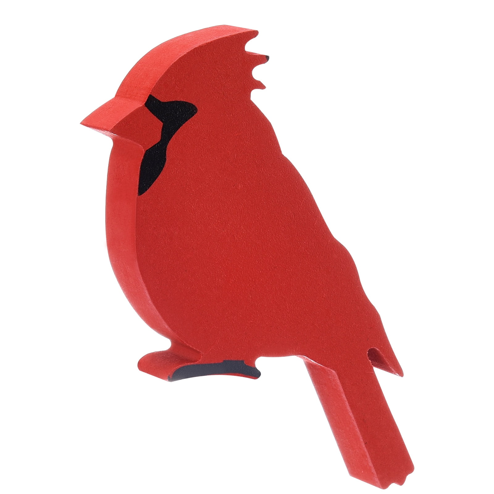 Wooden Bird Artificial Red Birds Models Ornamente Living Room Animal ...