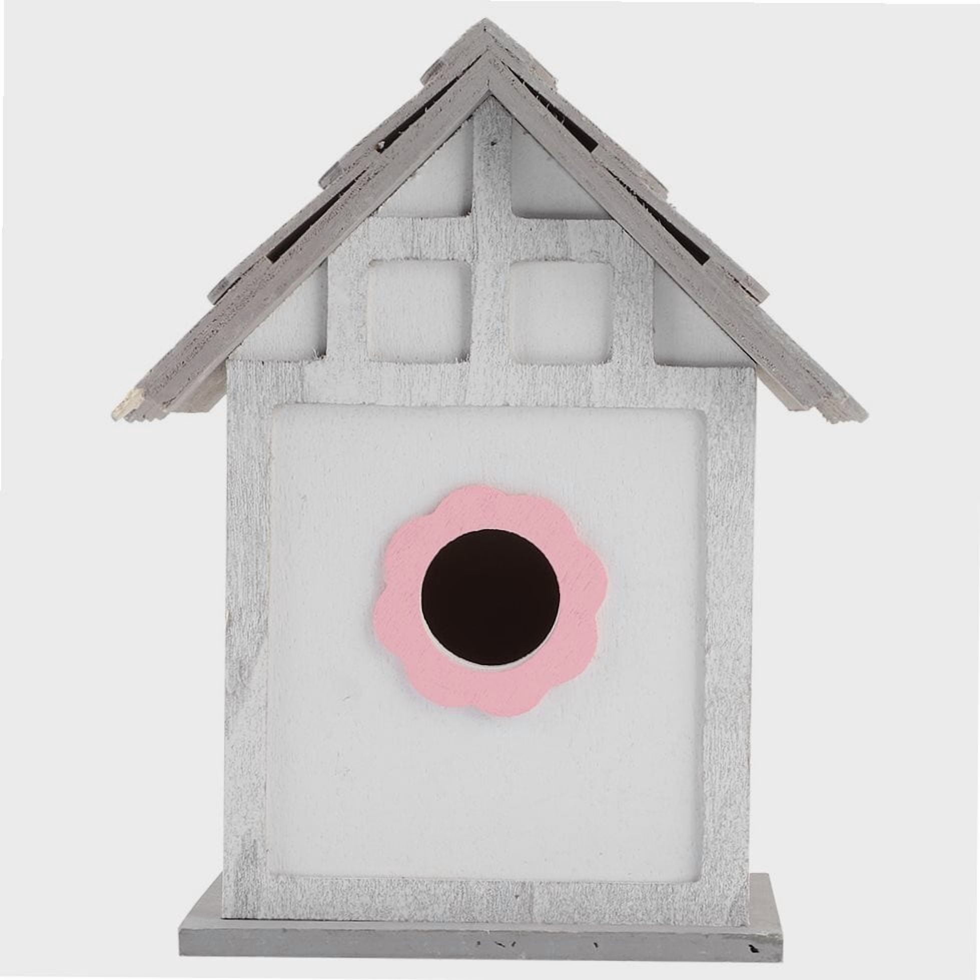 Wooden Bird House DIY Breeding Parrots Bird Nesting Box Outdoor Garden ...