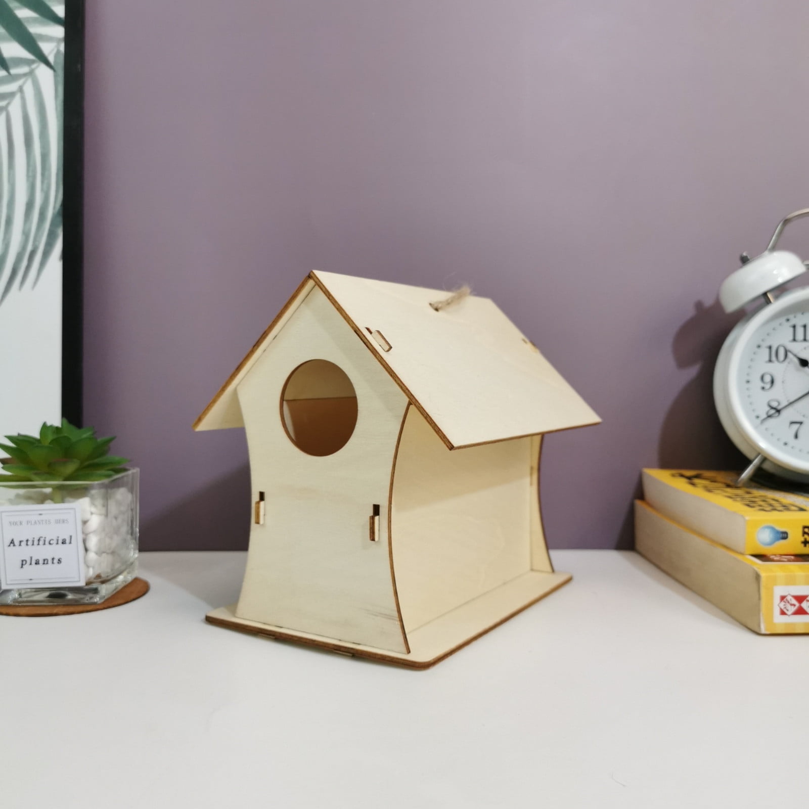 Wooden Bird House Decorations, Small Houses, Breeding Boxes, Wooden ...