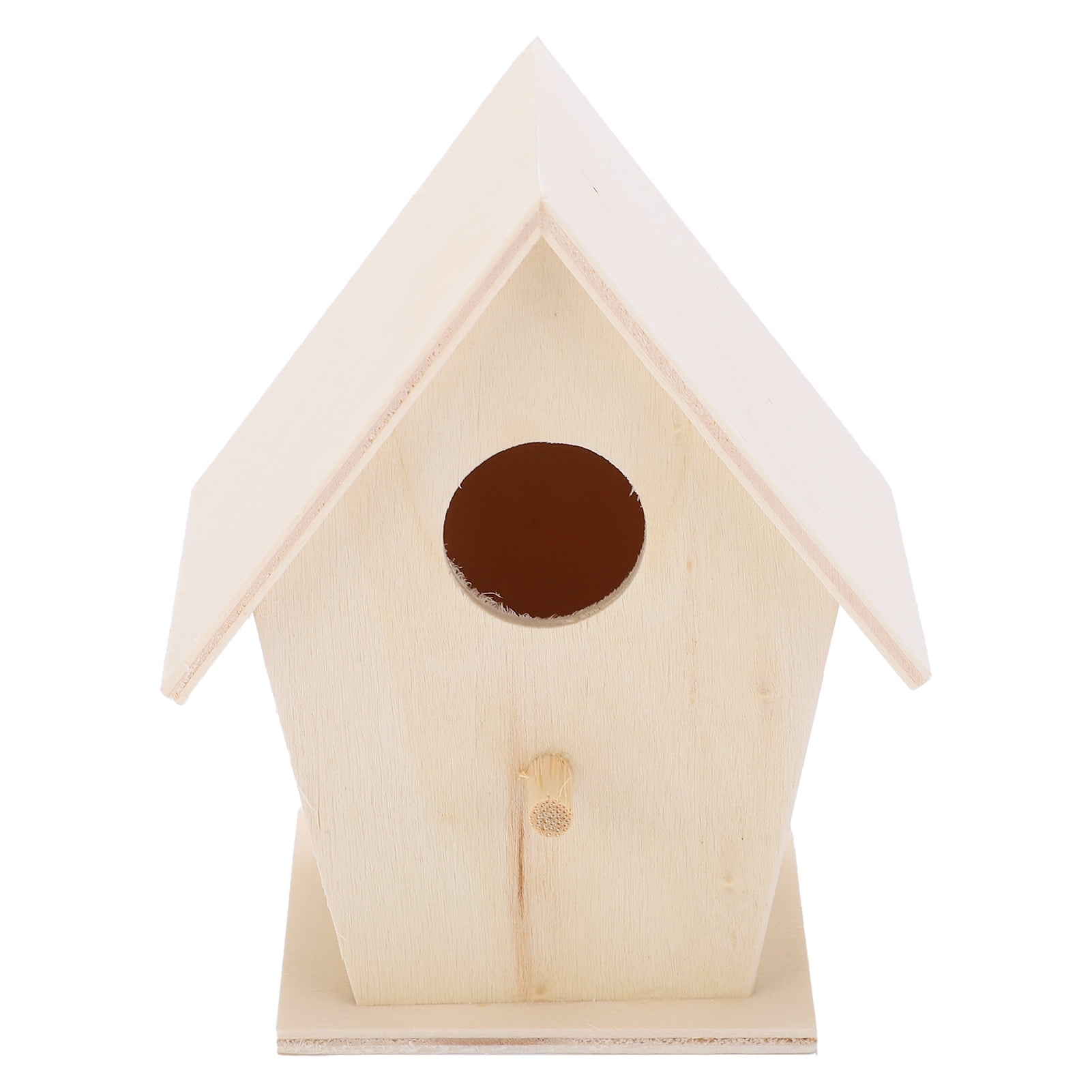 Aazon.co: DoubleFill 48 Pcs Bulk Wooden Bird Houses Kits For Kids DIY