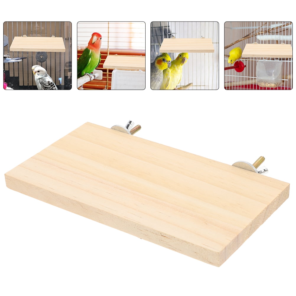 OUNONA Bird Perch Platform 1Pack Khaki For Bird Owners Cockatiel ...