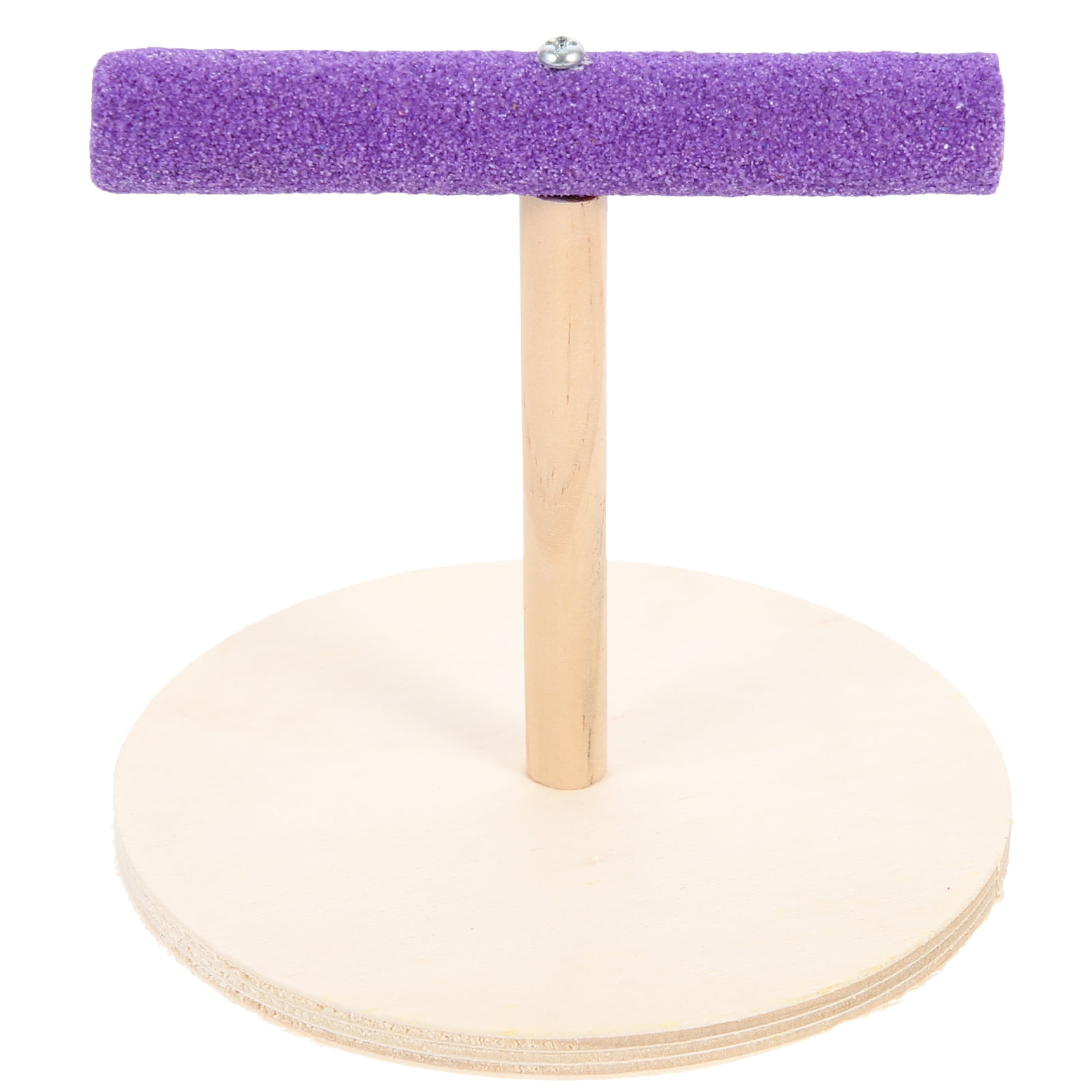 Wooden Bird Perch Stand Natural Bird Perch Office Bird Parrot Toy ...