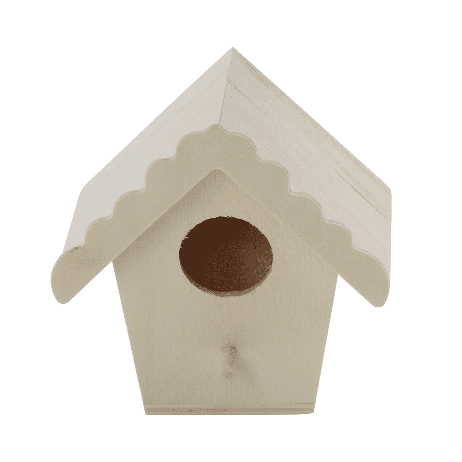 Wooden Bird house Kit DIY Garden Nesting Box Heart-Shaped Double Layer ...