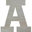 Real Wood Letter Paintable, Unpainted 12'' Large Alphabet Letter M, DIY ...