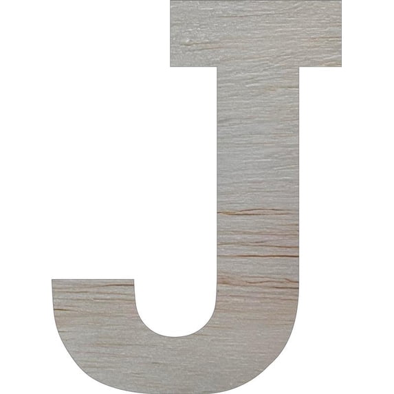 Wooden Block Letters, Unfinished 22'' Rockwell J, Craft - Walmart.com