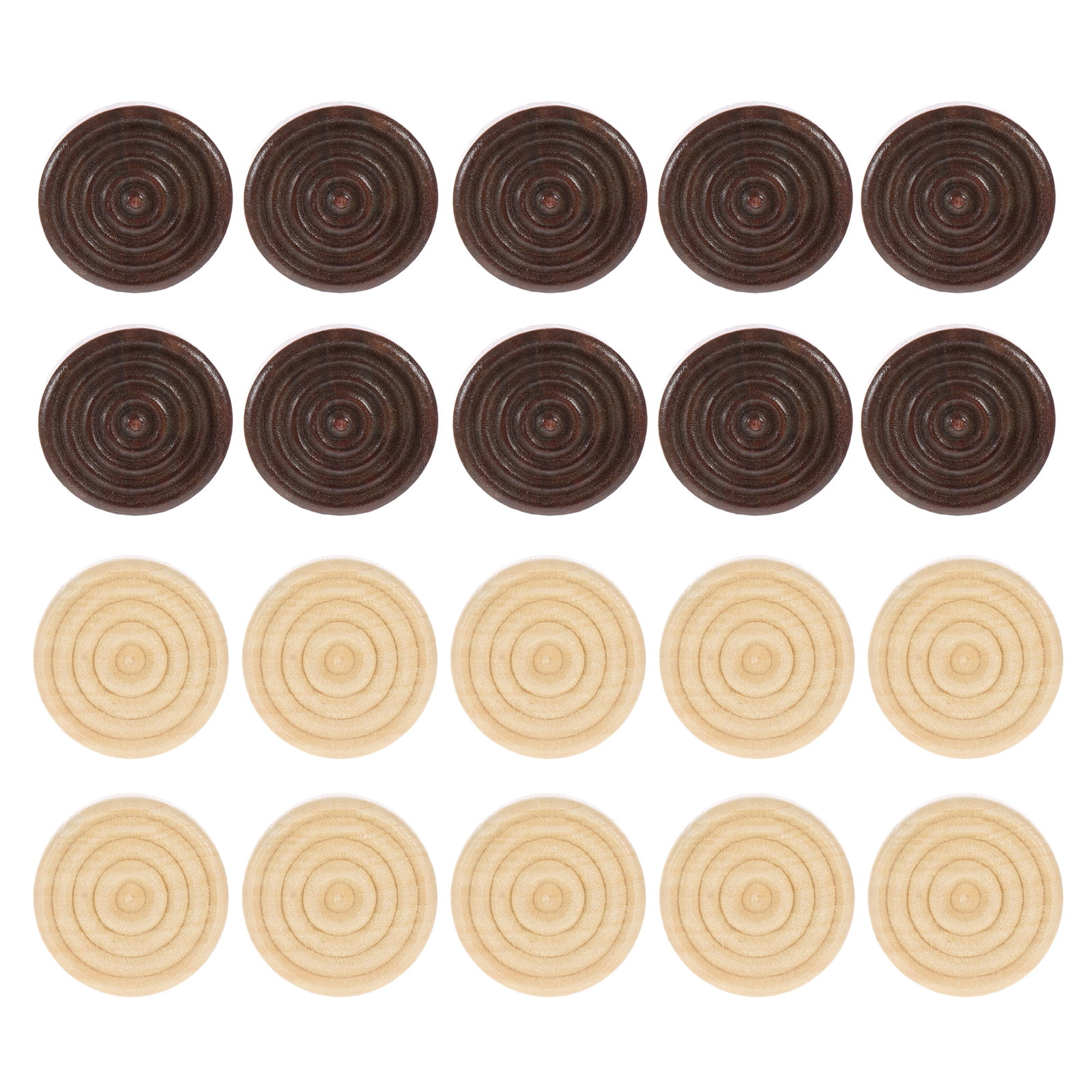 Wooden Board Game Checkers Piece: 48pcs Strategy Family Board Game ...
