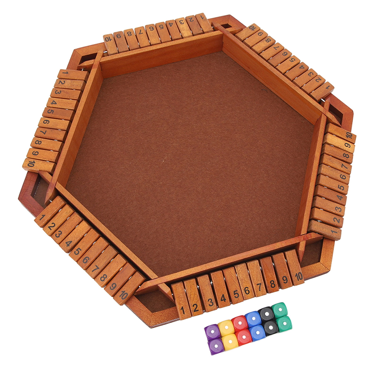 Wooden Board Game Math Box Game Players Shut Family Table Board Game ...