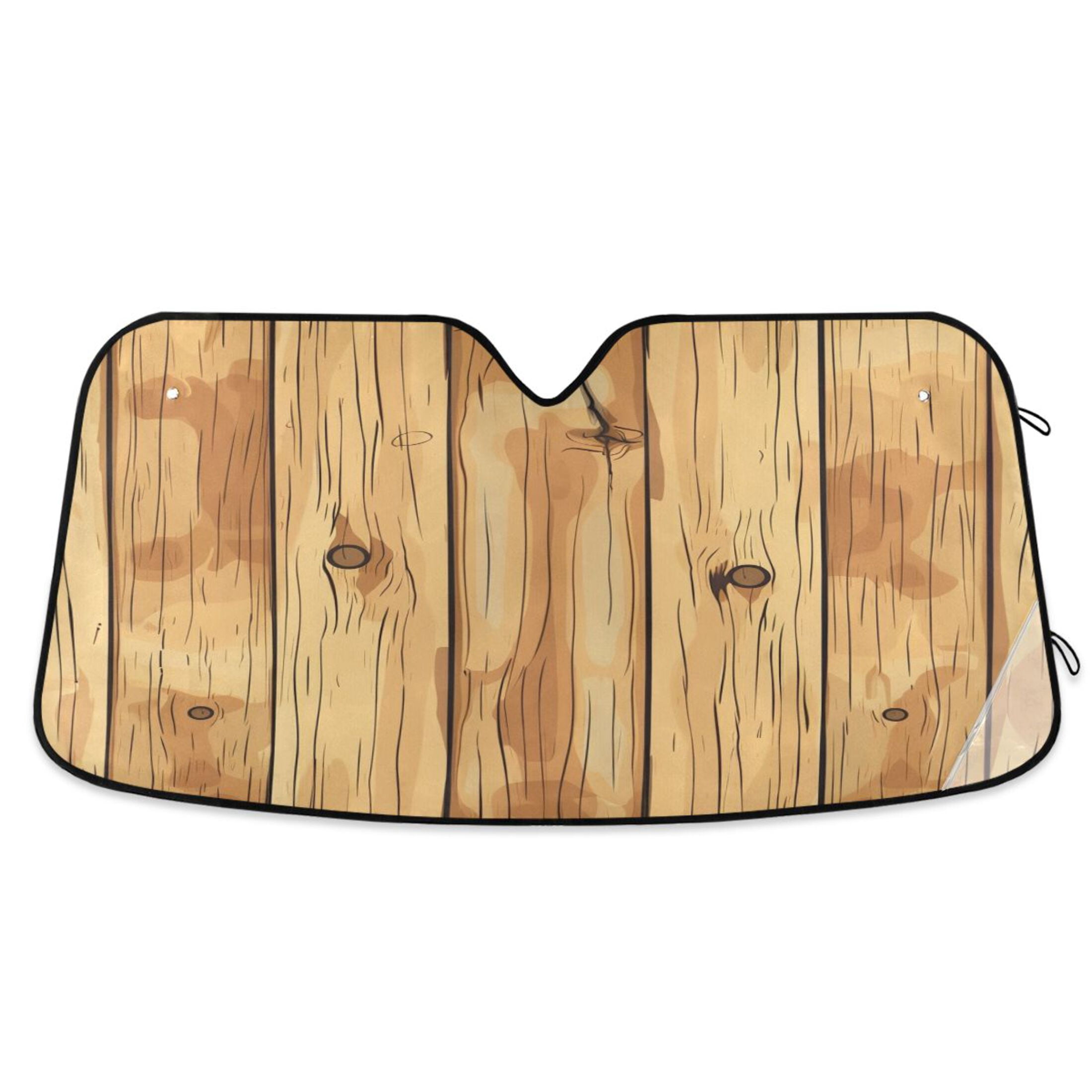 Wooden Board Hand Painted Windshield Sun Shade Automobile Visor ...