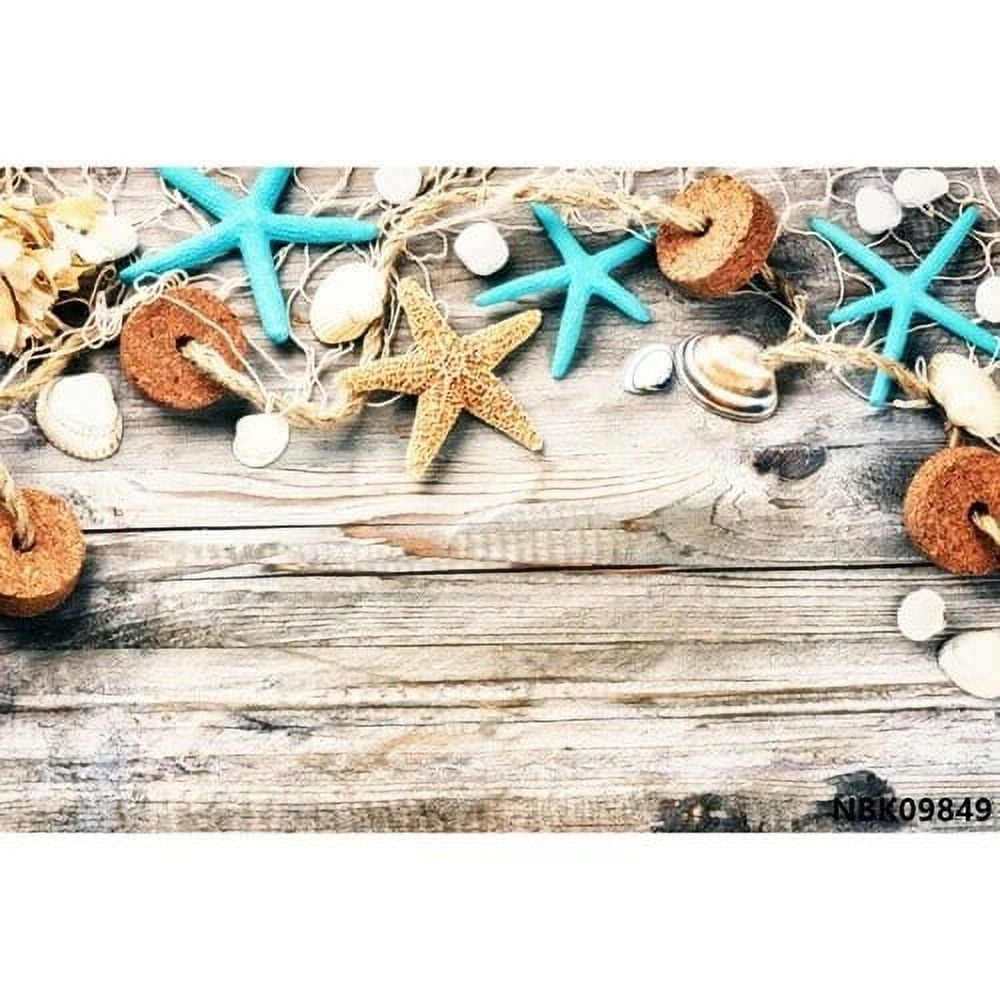 Wooden Board Shell Sailboat StarBaby Child Portrait Scene Photography ...