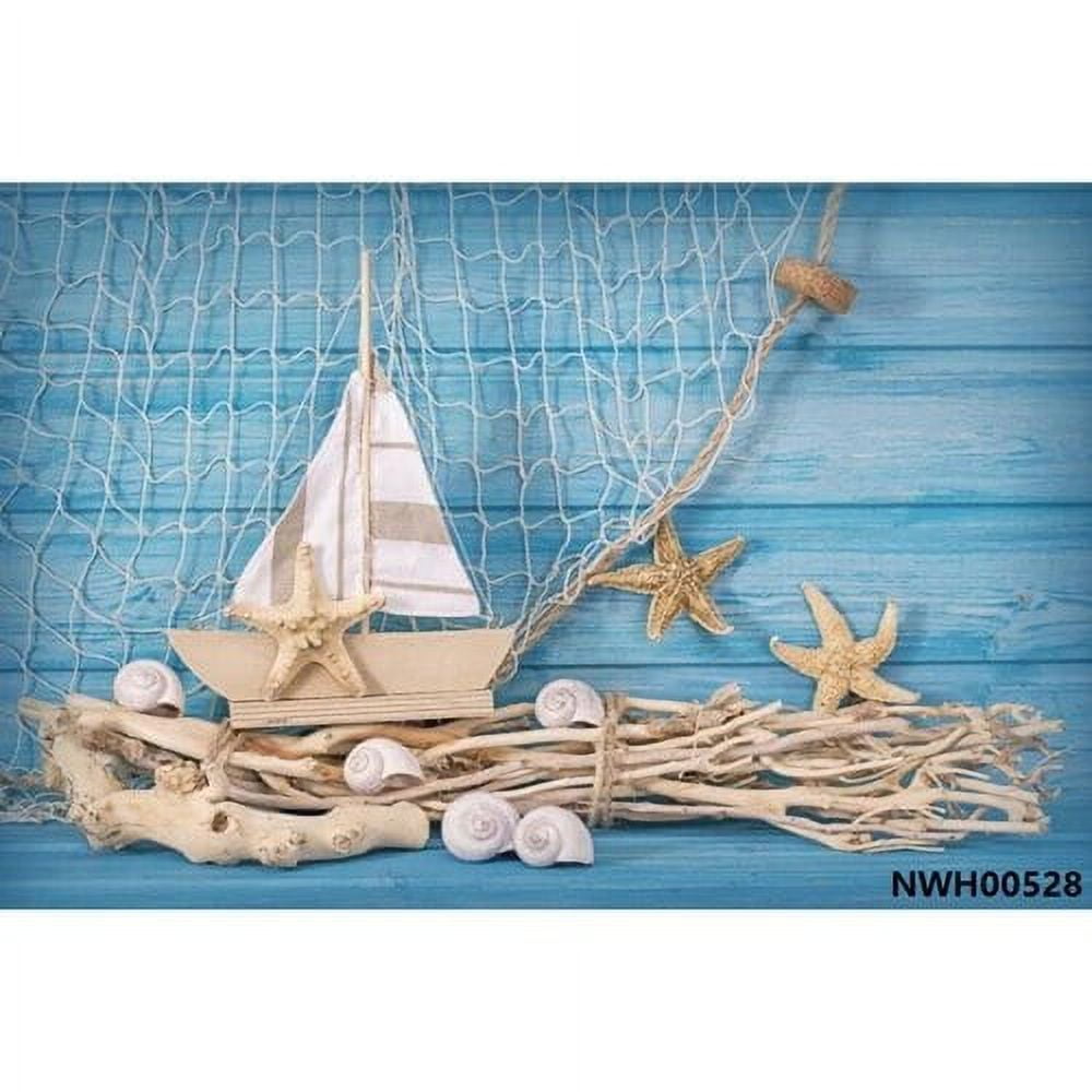 Wooden Board Shell Sailboat StarBaby Child Portrait Scene Photography ...