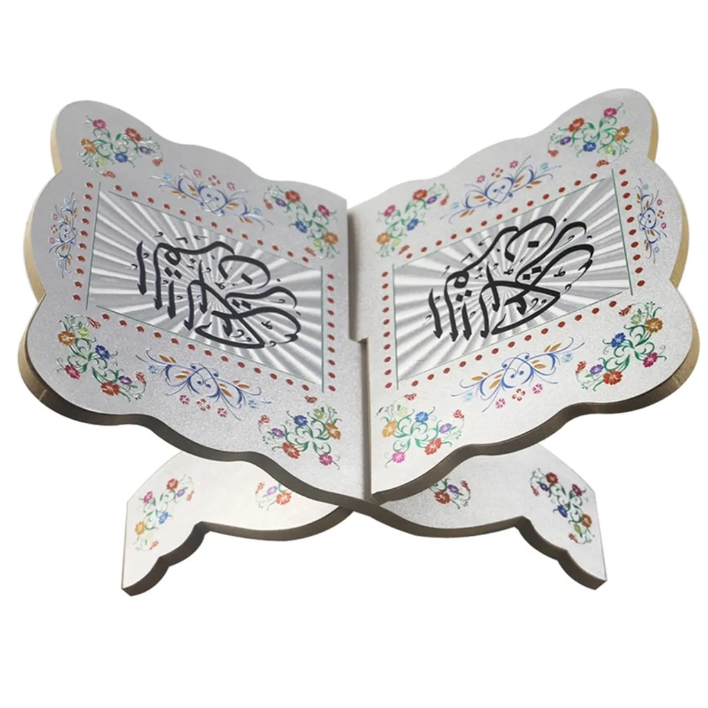 Wooden Book Holder, Foldable Bible Holy Bookshelf, Koran Holder, Music ...