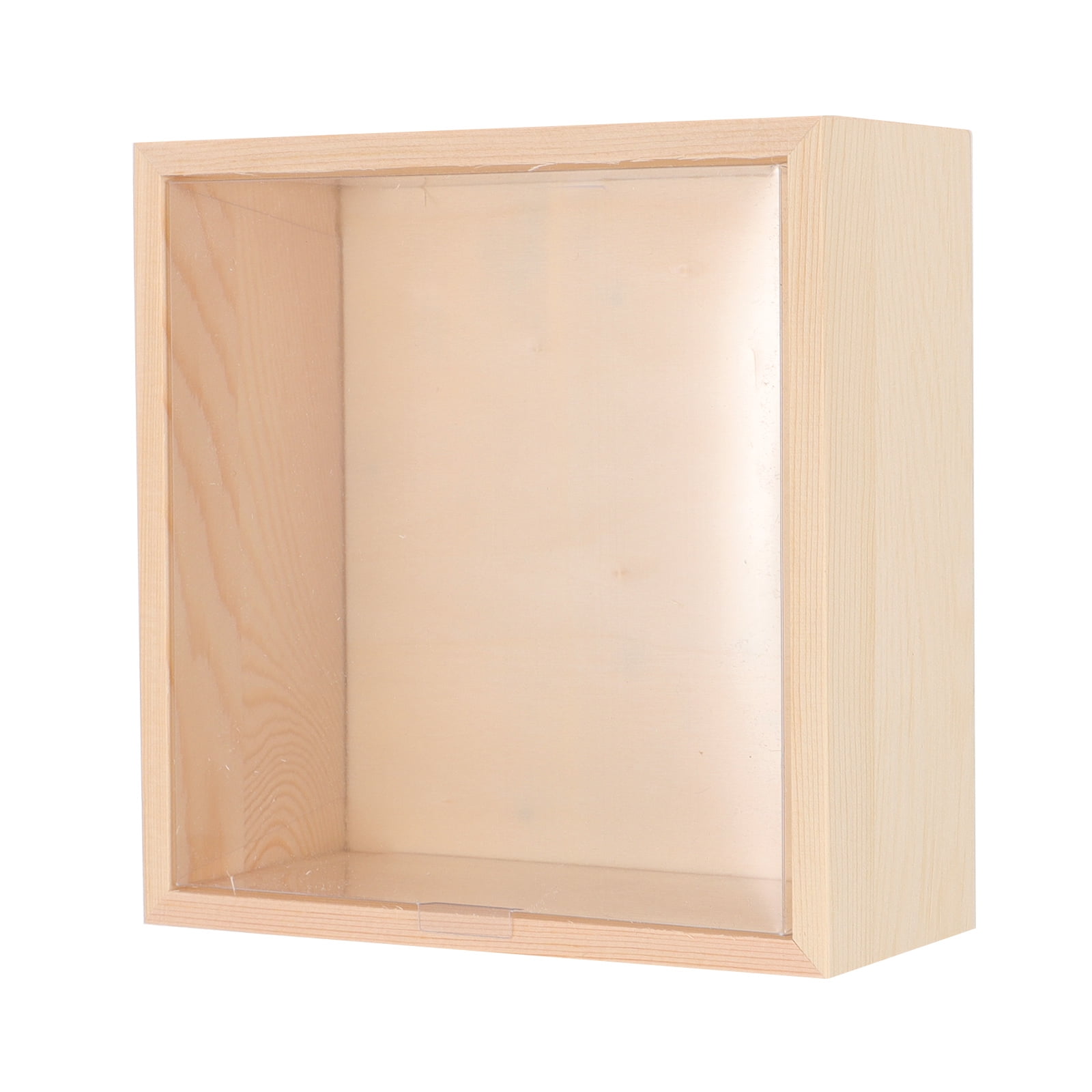 Wooden Box, 1Pc Wooden Storage Box Window Design Soap Flower Gift ...