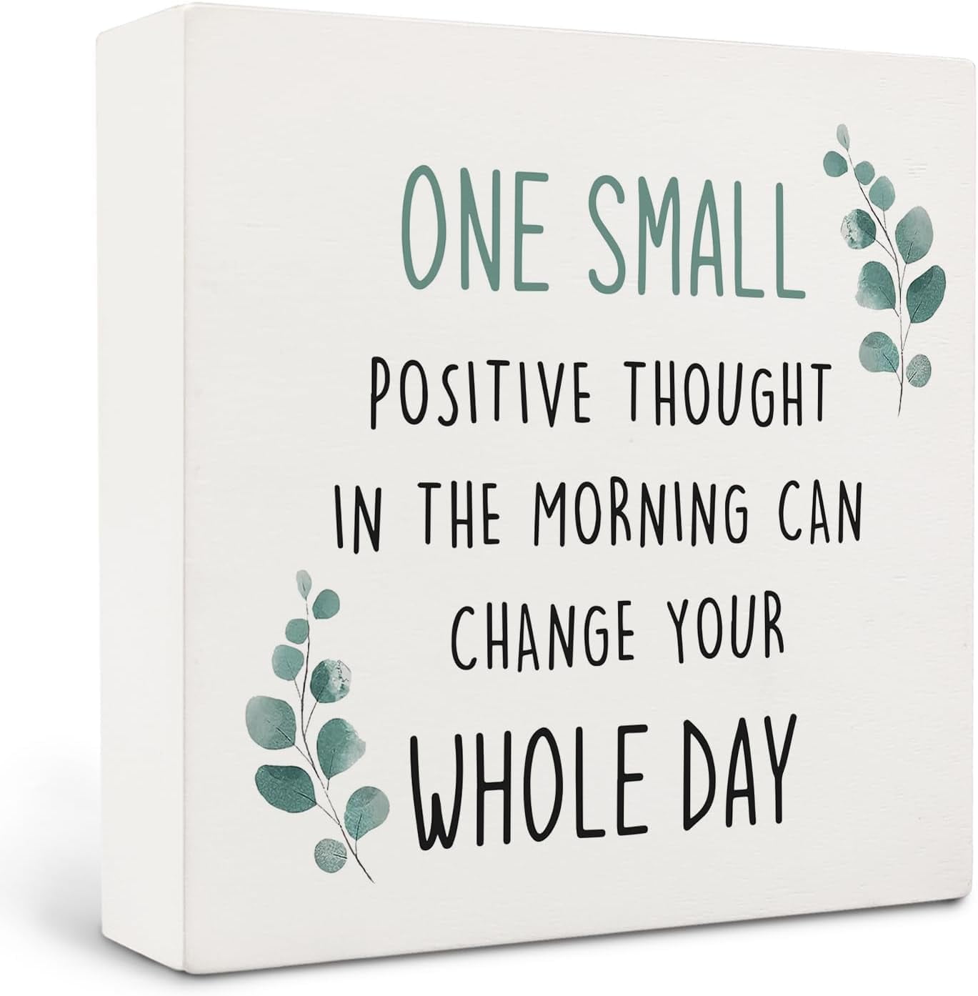 Wooden Box 5x5 Inch Inspiration Wooden Signs For Home Decor,One Small ...