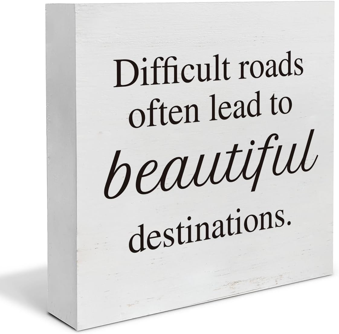 Wooden Box 5x5 Inch Inspirational Encouragement Gifts For Women Man ...