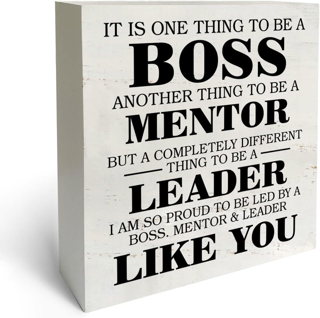 Wooden Box 5x5 Inch It Is One Thing To Be A Boss Gift Box Sign Wood ...