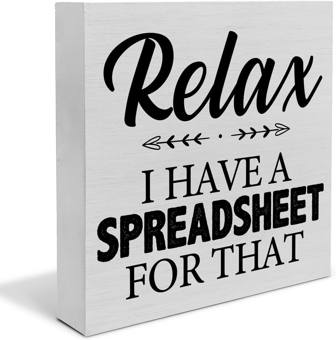 Wooden Box 5x5 Inch Rustic Office Wooden Box Sign Desk Decor, I Have A ...