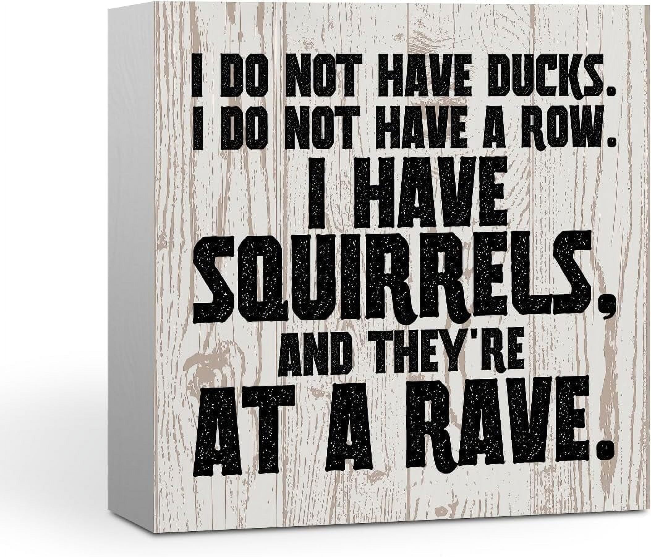 Wooden Box 5x5 Inch Rustic Wooden Box Sign Funny Desk Decor Sarcastic Office Decor For Farmhouse ...