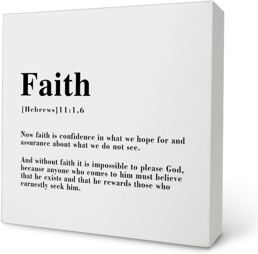 Wooden Box 7x7 Inch Christian Wooden Signs, Christian Decor, Christian ...